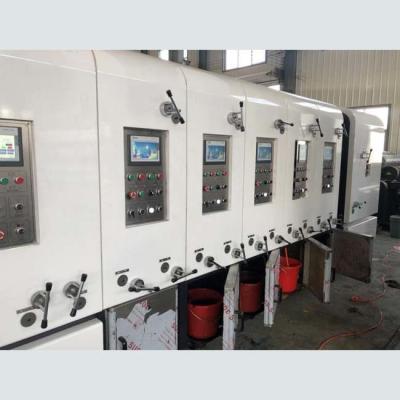 중국 접힌 접착 라인과 고속도 골판지 박스 인쇄 장비 판매용