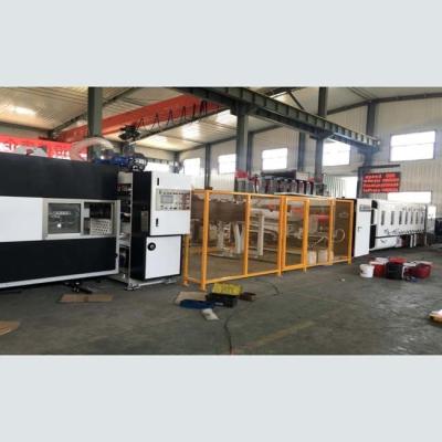 중국 접힌 접착 라인과 고속도 골판지 박스 인쇄 장비 판매용