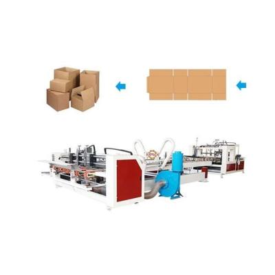 Cina Macchina automatica di Gluer della cartella della scatola con il vuoto che alimenta controllo dello SpA in vendita