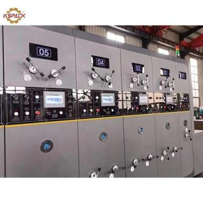 중국 원판피자 야채실을 위한 4개의 색깔있는 골판지 박스 인쇄 장비 판매용