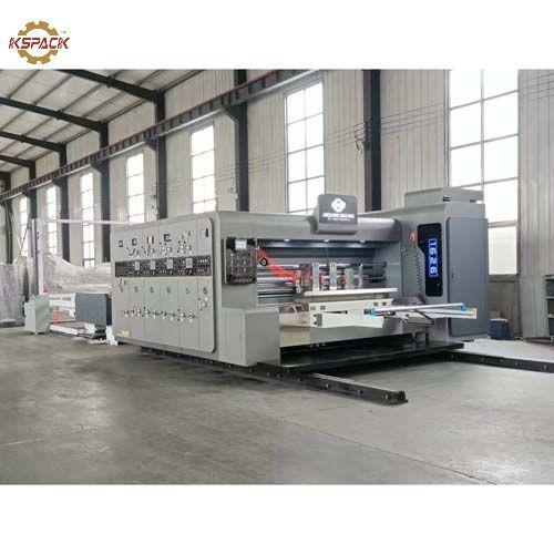 PLC controlled Corrugated Box Printing Machine with double cover for high-speed operation