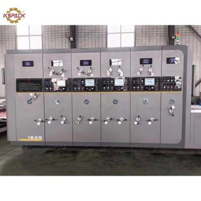 中国 高速4はスタッカーが付いている波形箱の印字機を着色する 販売のため