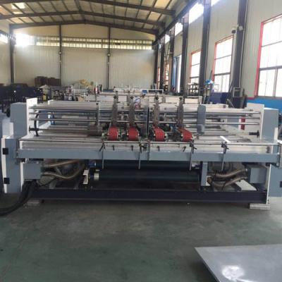 China Semi Auto Hot Melt Adhesive Box Folder Gluer Machine Double - Piece for sale