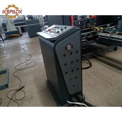 China KS 2000 Hot Melt Adhesive Box Folder Gluer Machine Double Large Size Compact for sale