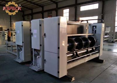 중국 사슬 급식 물결 모양 상자 인쇄기 3 색깔 Slotter 900 * 2000년 판매용