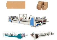China Robust Frame Automatic Folder Gluer Stitcher Machine For Carton Box for sale