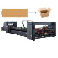 China Robust Frame Automatic Folder Gluer Stitcher Machine For Carton Box for sale