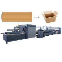 China Robust Frame Automatic Folder Gluer Stitcher Machine For Carton Box for sale
