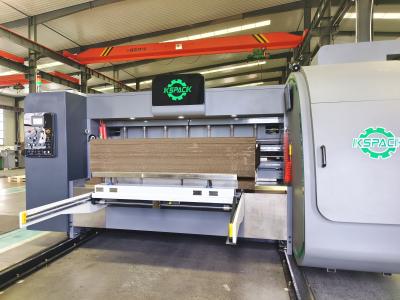 중국 완전 자동화 플렉소 골판지 상자 인쇄기 4색 프린터 슬로터 다이 커터 기계 판매용