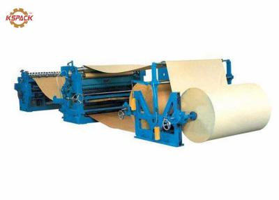 Computer Sheet Cutter Corrugated Board Production Line Automatic Stacker Fingerless Single Facer