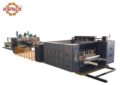 China High Speed Full Automatic Advanced Flexo Printer Slotter Die Cutter Glue Inline for sale