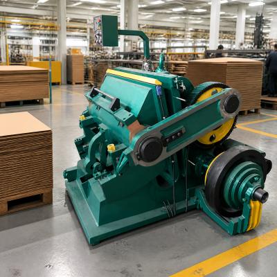 China Green Cardboard Box Die Cutting Machine Small Box Making ML 1100 380V / 220V for sale