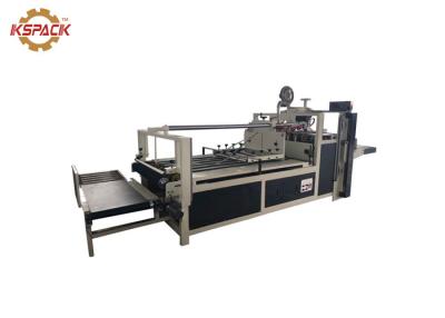 China Automatic Corrugated Box Folder Gluer Machine Blue Color Computer Adjust for sale