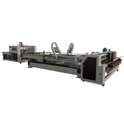 China Plc Touch Screen Corrugated Cardboard Box Folder Gluer for sale
