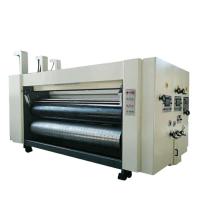 China Full Automatic High Speed Flexo Printer Slotter Die Cutter Plc for sale