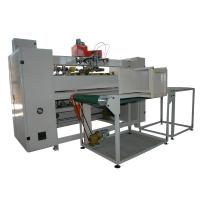 China Semi Automatic Carton Box Stitching Machine Two Piece Single Piece for sale