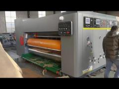 Máquina de Slotter Die Cutter da impressora do alimentador 5colors Flexo da borda de ataque giratória