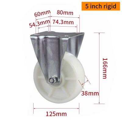 Cina EDL Medium Duty 5inch Caster TPA Plate per rigido, girevole e freno Tipo 250kg 665P-26 in vendita