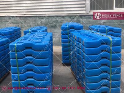 China Blue Color BLOW Molding Plastic Feet for temporary fence | China Temporary Fencing Feet Manufacturer for sale