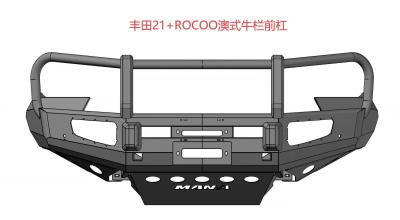 Cina ISO9001 TOYOTA Bull Bar Front Bumper Protector For Hilix in vendita