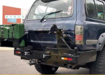 China LC80 de achterbar van de de Krukstier van 80 Reeksenland cruiser met Brandstoftank en Extra Bandsteun Te koop