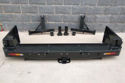 China Achter de stierenbar van de staal offroad bumper voor LC100 (met 2 extra bandsteun) Te koop