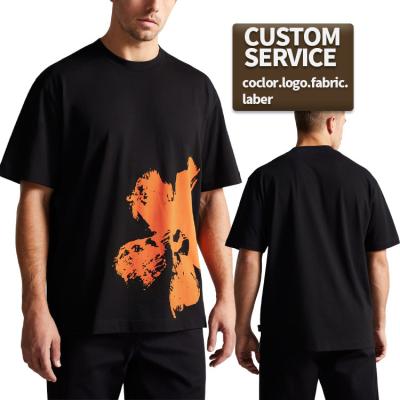 China 69.Big Flower Print Men's Breathable T-Shirt for sale