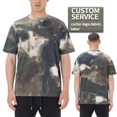 China 51.Milk Breathable Style Tie Dye Mens T-Shirt for sale