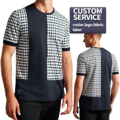 China 81.Patchwork Men's Breathable T-Shirt for sale