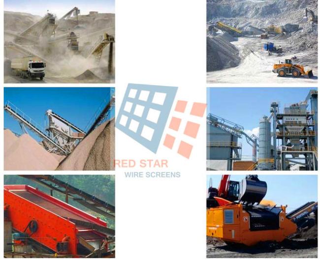 Rectangular Spring Steel Metal Wire Mesh Screen ISO9001 Standards