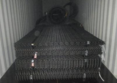 Cina Maglia resistente dello schermo della cava del filo di acciaio dell'abrasione, schermo tessuto aggregato del metallo in vendita