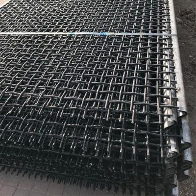 China Woven Filter Vibratory Screen Mesh With Hook Crimped Wire For Mining for sale