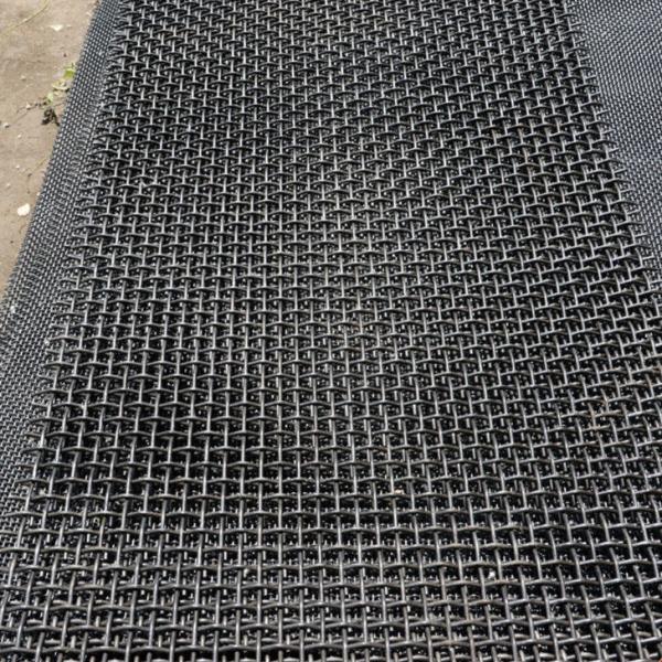 Filtre tissé pour écran vibrant avec câble crocheté pour l'exploitation minière