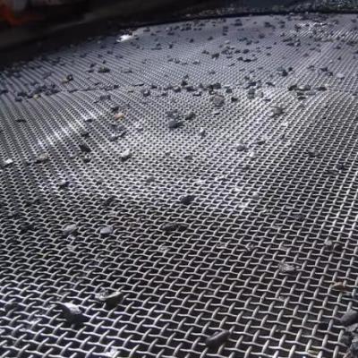 China Wholesale 65Mn Stainless Steel Mine Crimped Wire Screen Mesh Hooked Sieving Mesh for sale