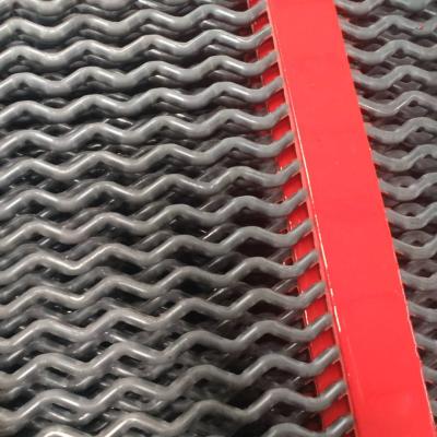 China Anti Clogging PU Strip Self Cleaning Screen Mesh for Aggregate Mining and Quarry Industrial for sale
