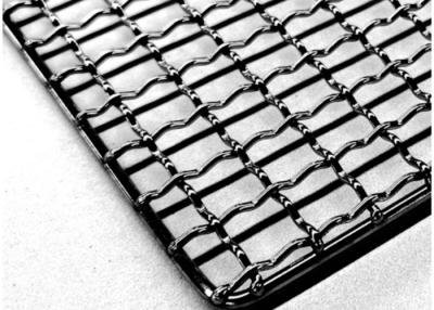 Cina Maglia della griglia del barbecue di acciaio inossidabile del quadrato 316 di L350mm in vendita