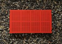 China Red Star Polyurethane Modular Screen Panels 305x305x30mm with 0.3-2mm Aperture for Mining & Mineral Processing for sale