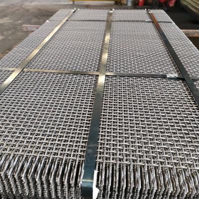 Cina Schermo aggregato Mesh Lock Crimped della cava di protezione della ruggine in vendita