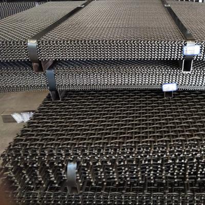 Cina Schermo aggregato Mesh Lock Crimped della cava di protezione della ruggine in vendita
