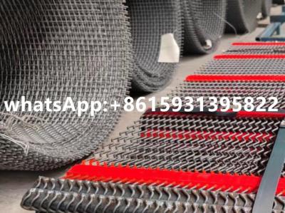 China 1700Mpa 65Mn High Carbon Steel Anti Clogging Self Cleaning Screen Mesh for sale