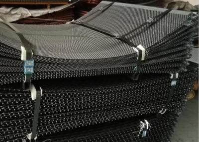 China Dobro de abertura quadrado de panos de Mesh High Tensile Steel Wire da tela da pedreira frisado à venda