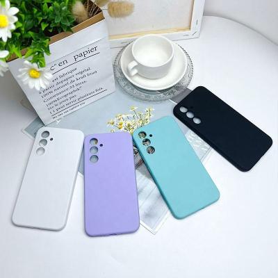 China Soft Inner Shockproof Phone Cover Fiber Protective Liquid Silicone Phone Case for sale