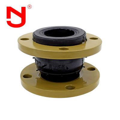 중국 탄소 강철 DN100 단일 구형 고무 확장 관절 200 ° F 온도 등급 판매용