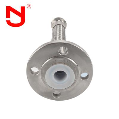 Cina PTFE rivestimento in acciaio inossidabile filo intrecciato tubo ondulato di metallo tubo di gas flessibile in vendita