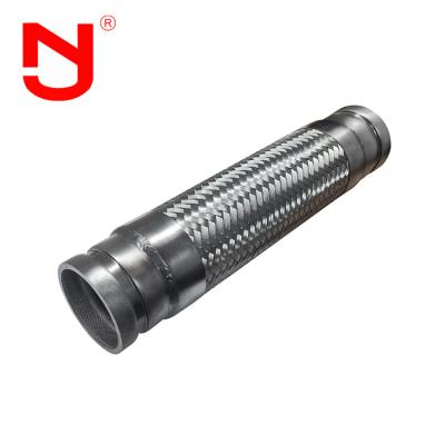 China Welded Metal Braided Pipe Connector Grooved Metal Braided Pipe Connector for sale