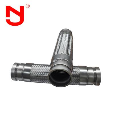 China Grooved Metal Braided Connector Flexible Metal Stainless Steel Wire Braided Corrugated for sale