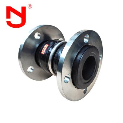 China ANSI DIN JIS Flanged Rubber Expansion Joint Double Sphere Expansion Joint Fabric for sale