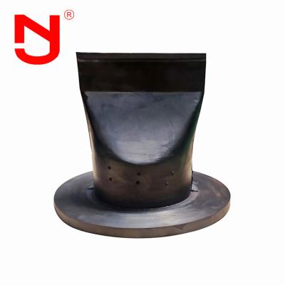 China DN500 SS304 Flange Type Sewage Rubber Duckbill Check Valve with SS316 Flange and Clamp Connection for sale