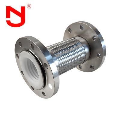 China PTFE Lining Stainless Steel Wire Braided Corrugated Metal Hose Braided for sale