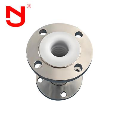 China PTFE Lining Stainless Steel Wire Braided Corrugated Metal Flex Tube DN8-DN400 for High-Performance Fluid Transfer for sale